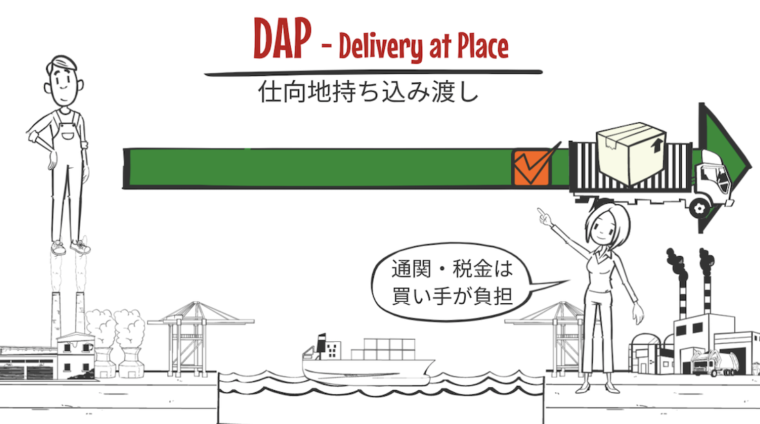 インコタームズ – DAP/DPU/DDP – Dグループについて ｜ 【フォワーダー大学 】国際物流学科 タイキャンパス