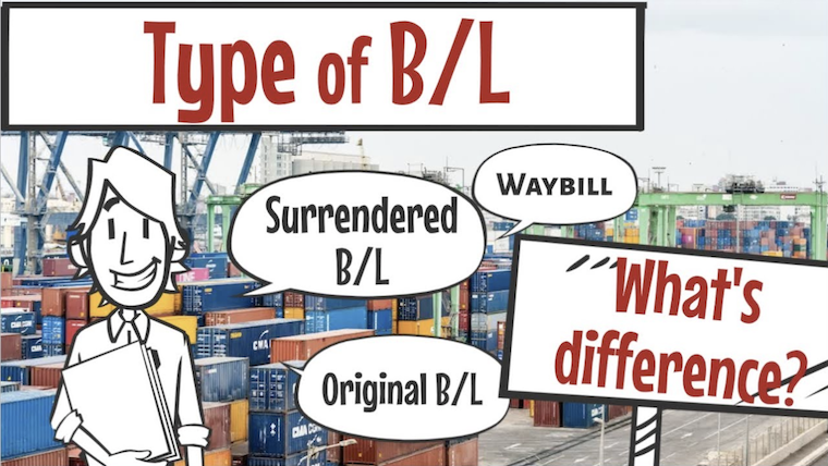 What is Original B/L, Surrendered B/L and Sea Waybill? Explained about ...