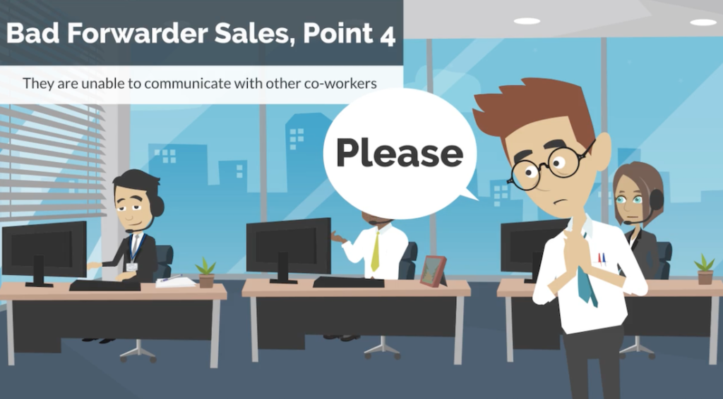 The characteristics of bad freight forwarding sales people ｜ 【フォワーダー大学 ...