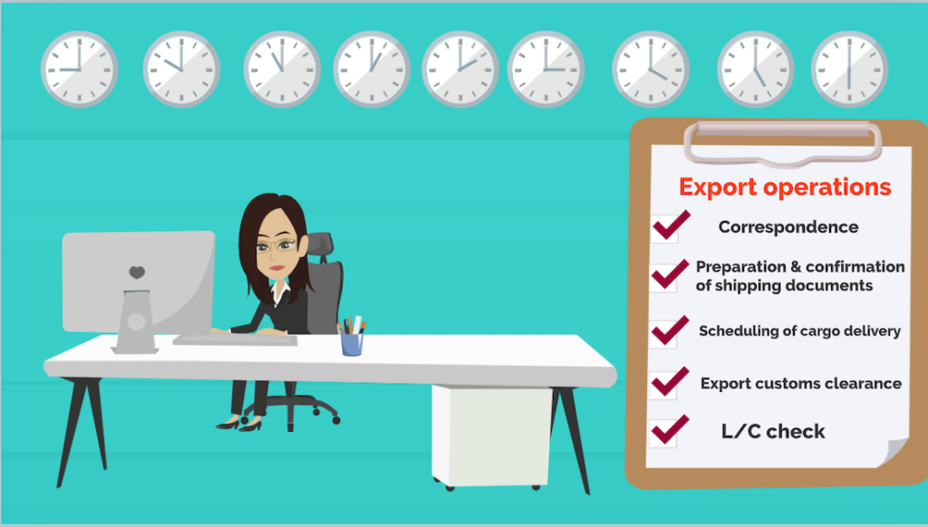 Daily Flow of Trade Operation ｜ 【フォワーダー大学 】国際物流学科 タイキャンパス